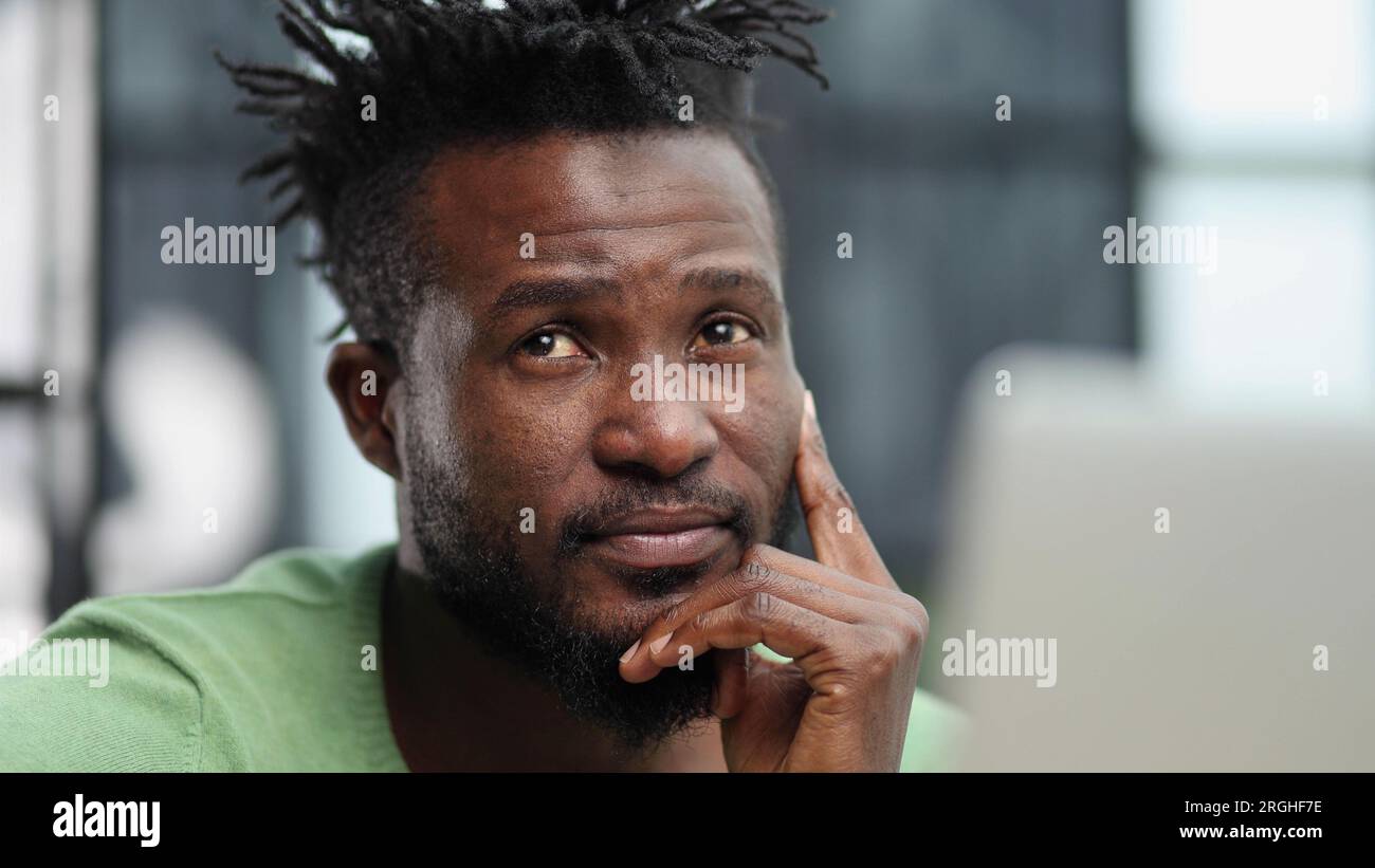 Lifestyle dramatic light portrait of young sad and depressed man Stock ...