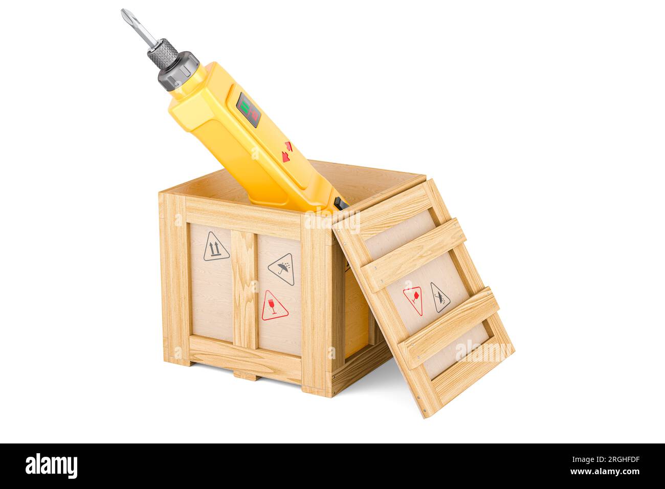 Cordless Screwdriver, Electric Screw Driver inside wooden box, delivery ...