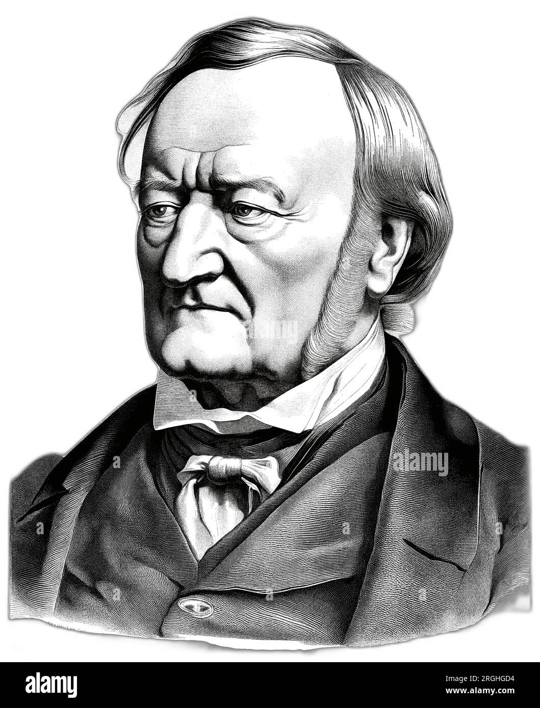 Richard wagner 1813 1883 german composer and conductor Black and White ...