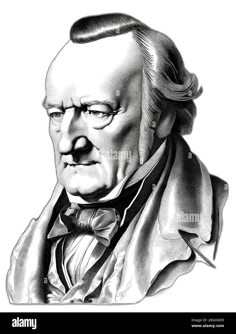 Richard wagner 1813 1883 german composer and conductor Black and White ...