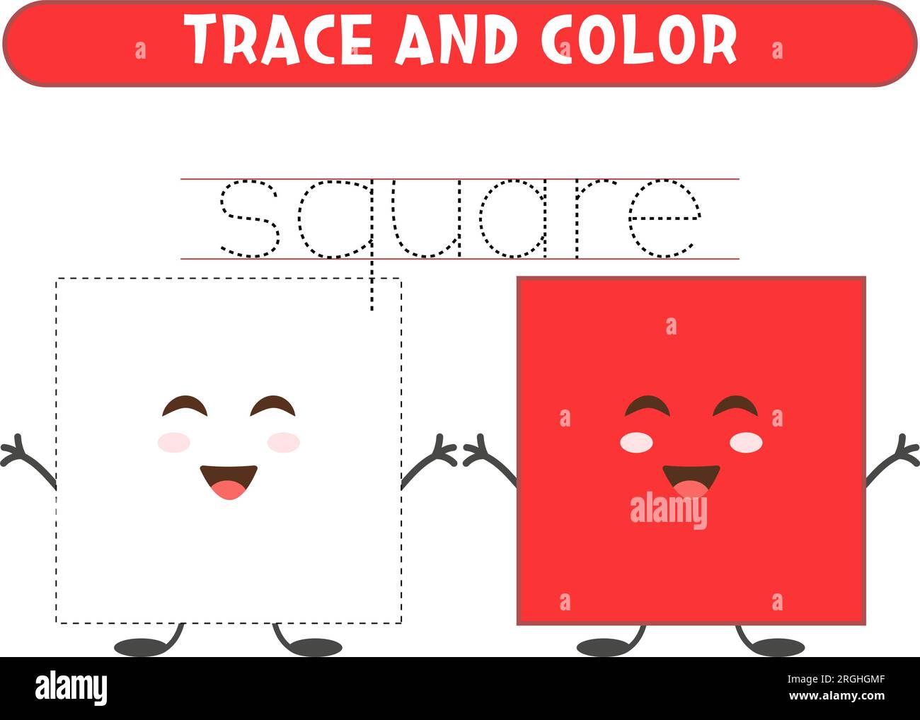 Tracing square shape hi-res stock photography and images - Alamy