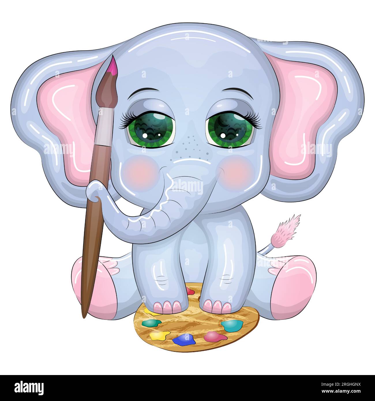 Cartoon Cute Baby Eyes