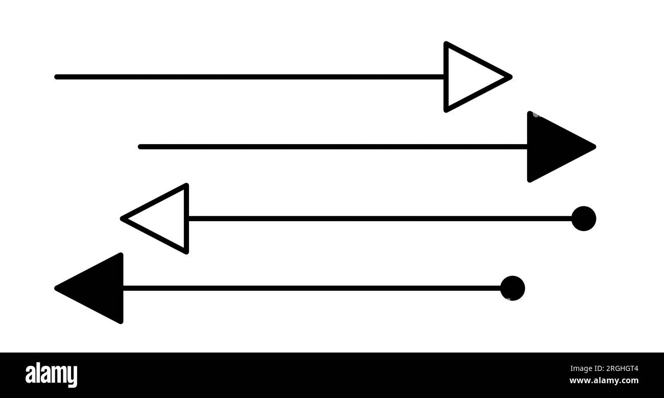 Arrowhead arrow head Black and White Stock Photos & Images - Alamy