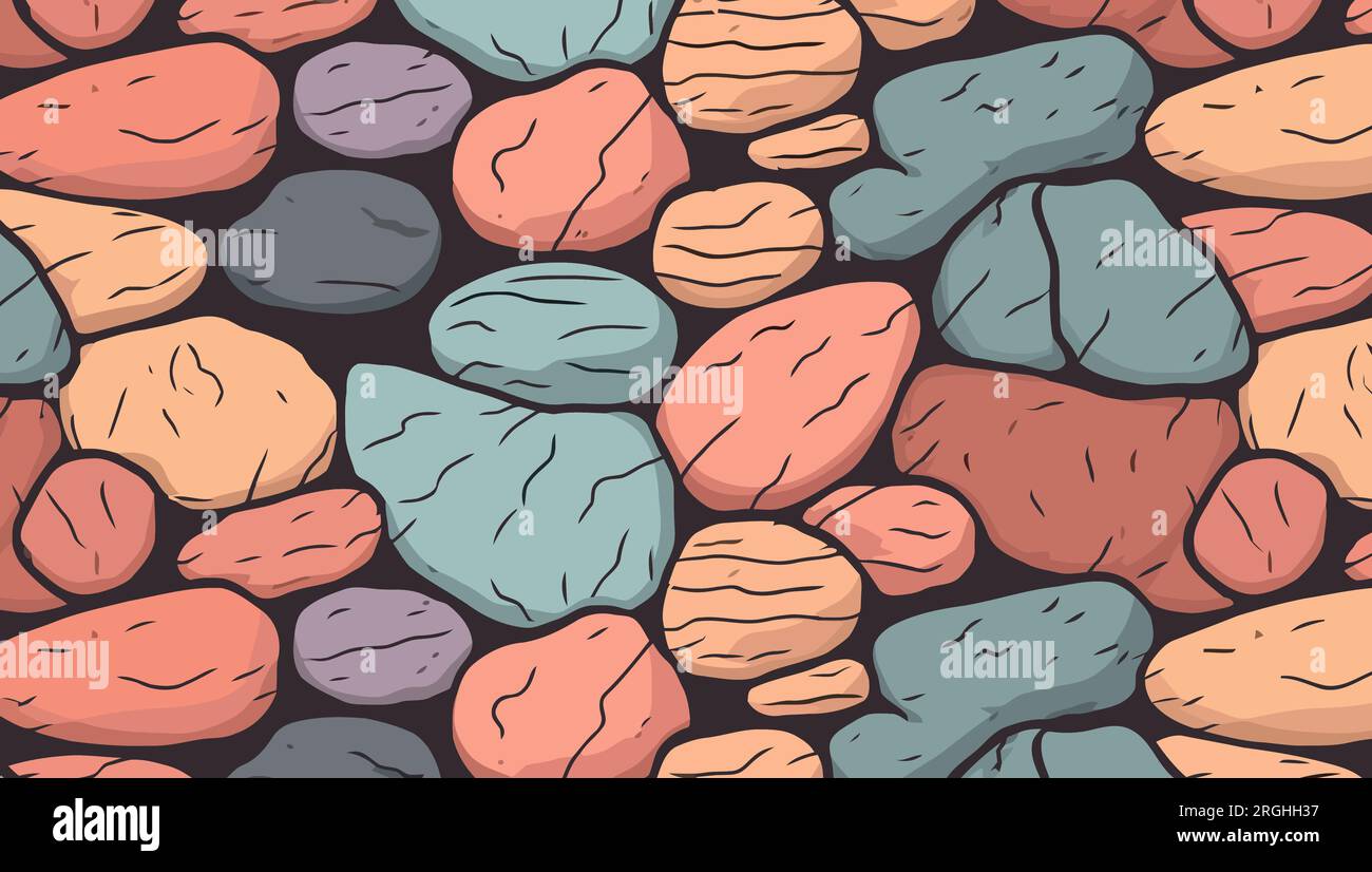 Stonework wall. Texture of old stonework wall. Vector illustration ...