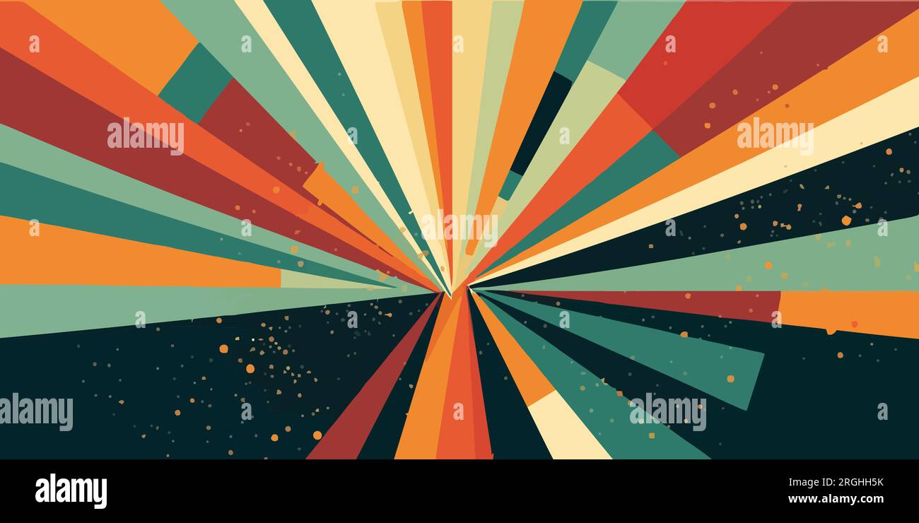 Hand drawn colorful trendy background. Abstract pattern in modern ...