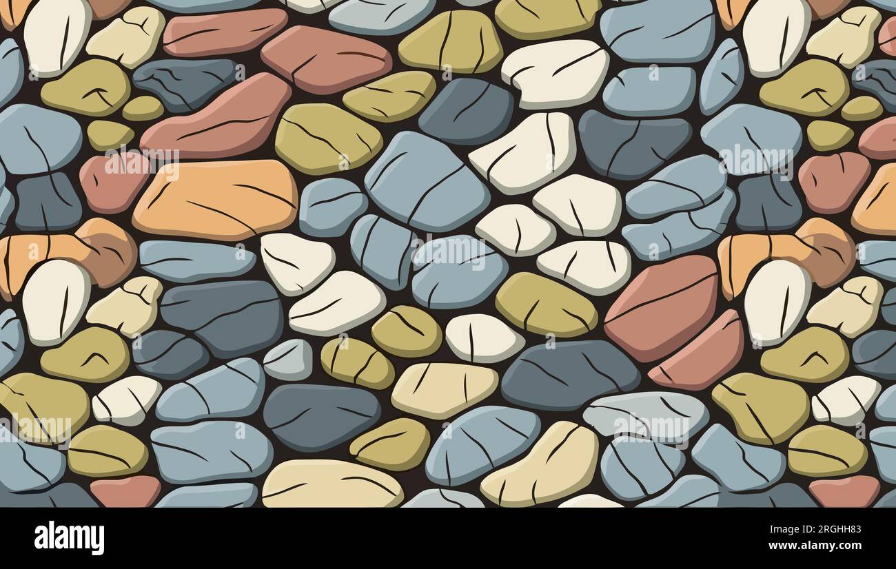 Stonework wall. Texture of old stonework wall. Vector illustration ...