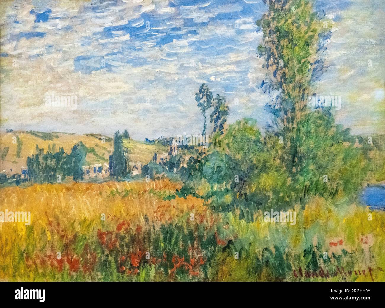 Vetheuil by Claude Monet Stock Photo - Alamy