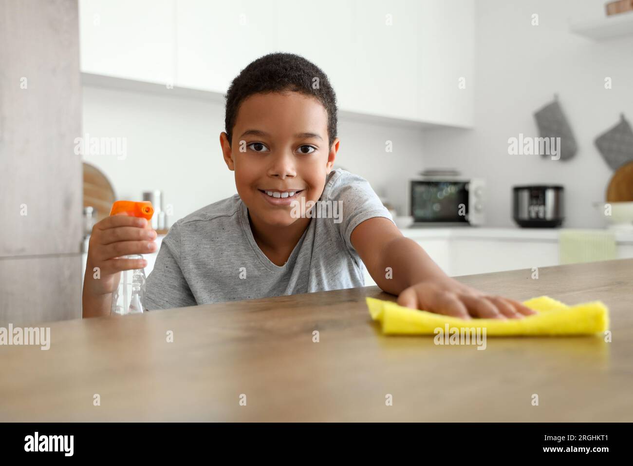Kids Clearing The Table