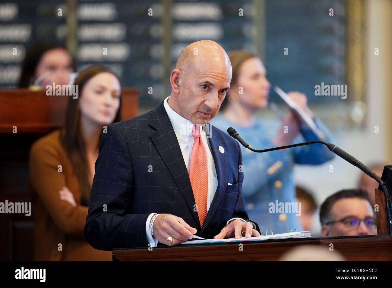 State Rep. MATT SHAHEEN (R-Plano) in action at the Texas House of ...