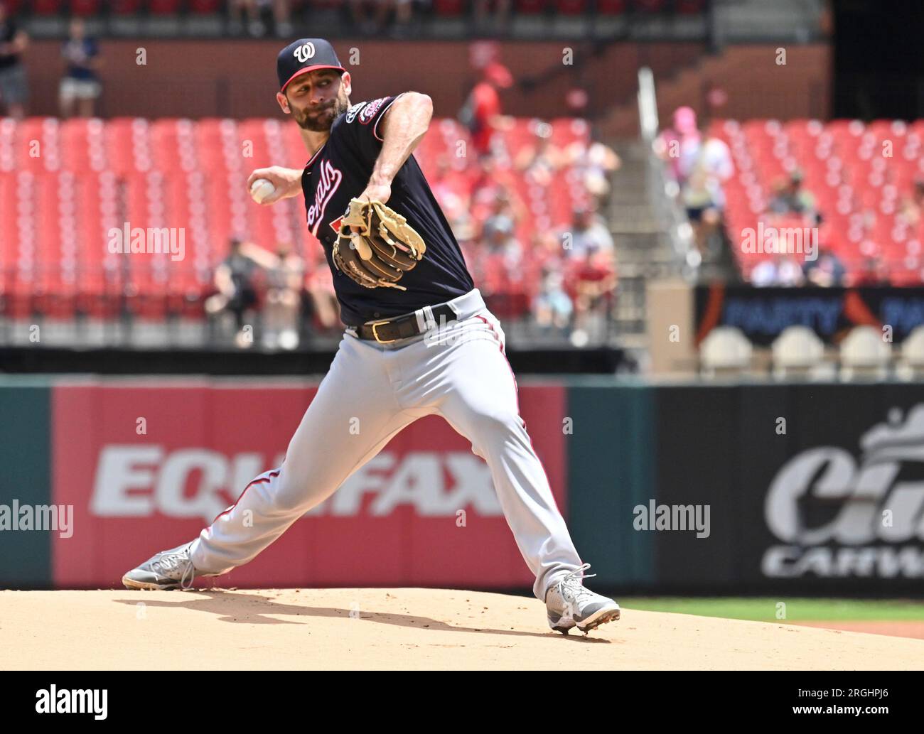 ST. LOUIS, MO - JULY 15: Washington Nationals pitcher Cory Abbott (77 ...