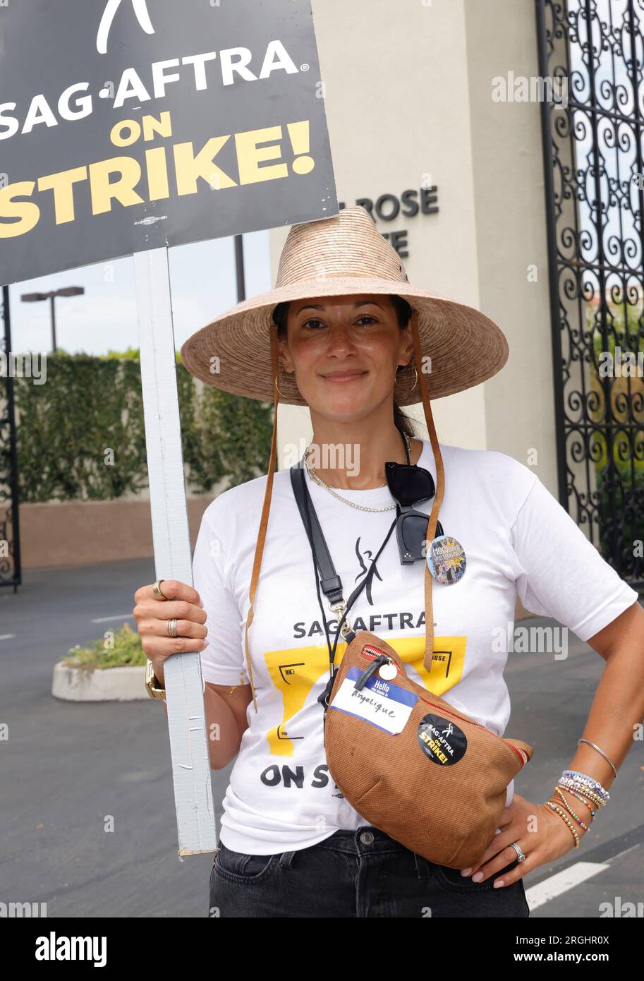 Hollywood, California, USA. 9th Aug, 2023. Angelique Cabral. WGA100 ...
