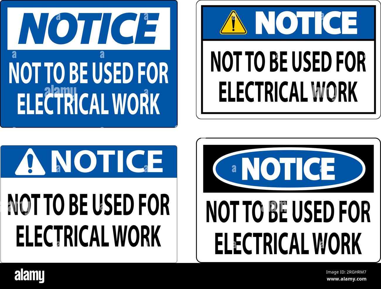 Electrical work Stock Vector Images - Alamy