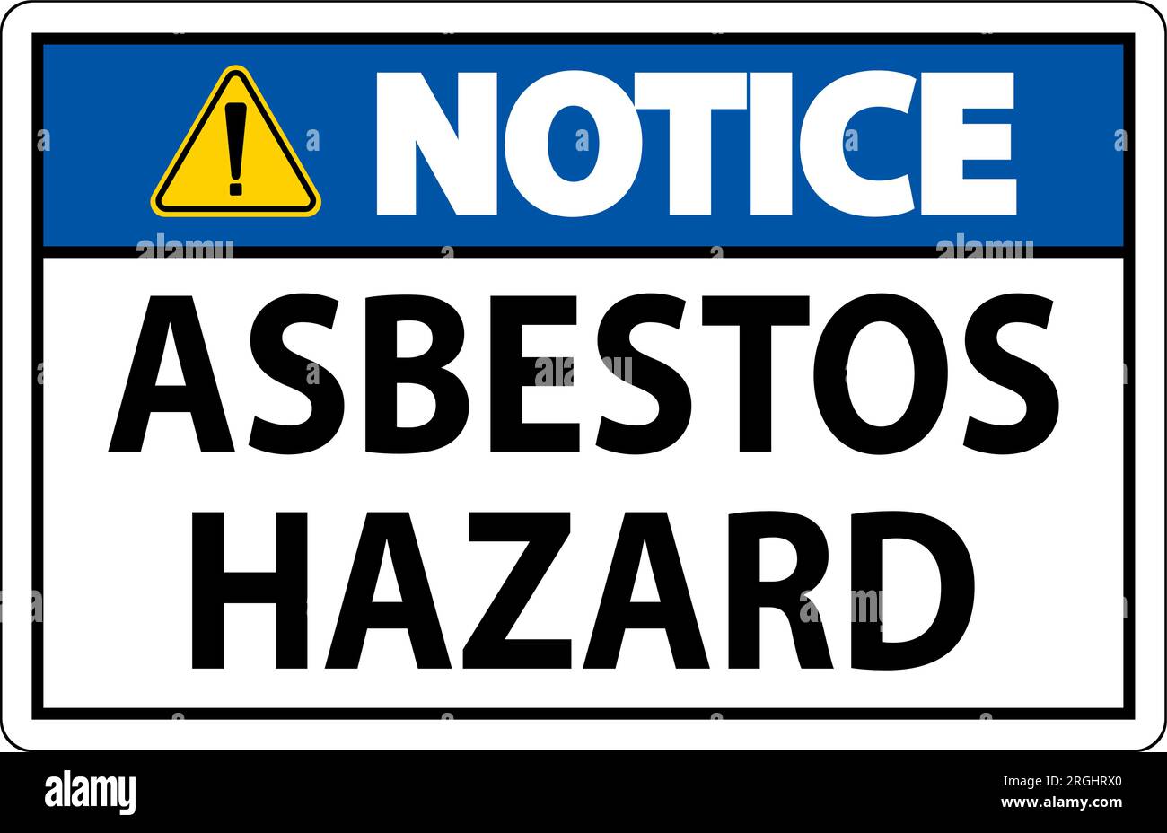 Asbestos Notice Signs Asbestos Hazard Area Authorized Personnel Only ...