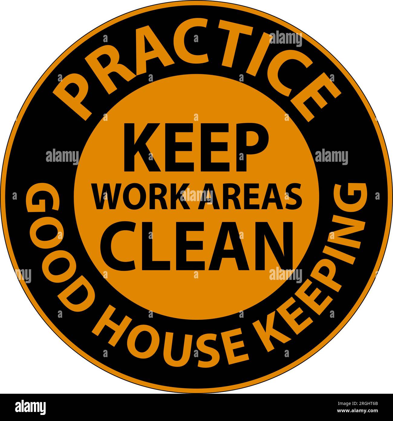 Floor Sign Practice Good Housekeeping Stock Vector Image & Art - Alamy