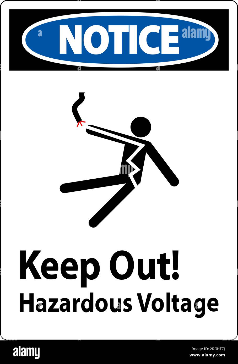 Sign notice danger death keep Stock Vector Images - Alamy