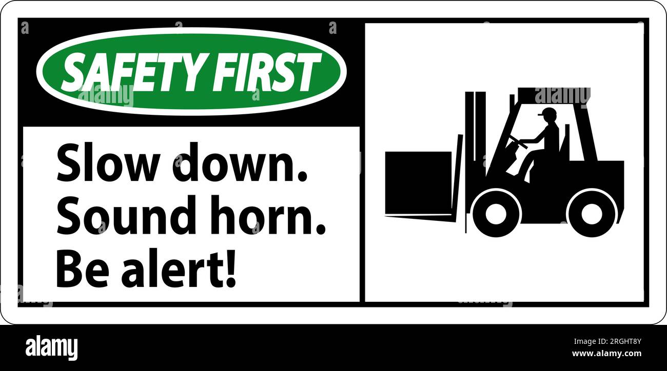 Vehicle safety label Stock Vector Images - Alamy