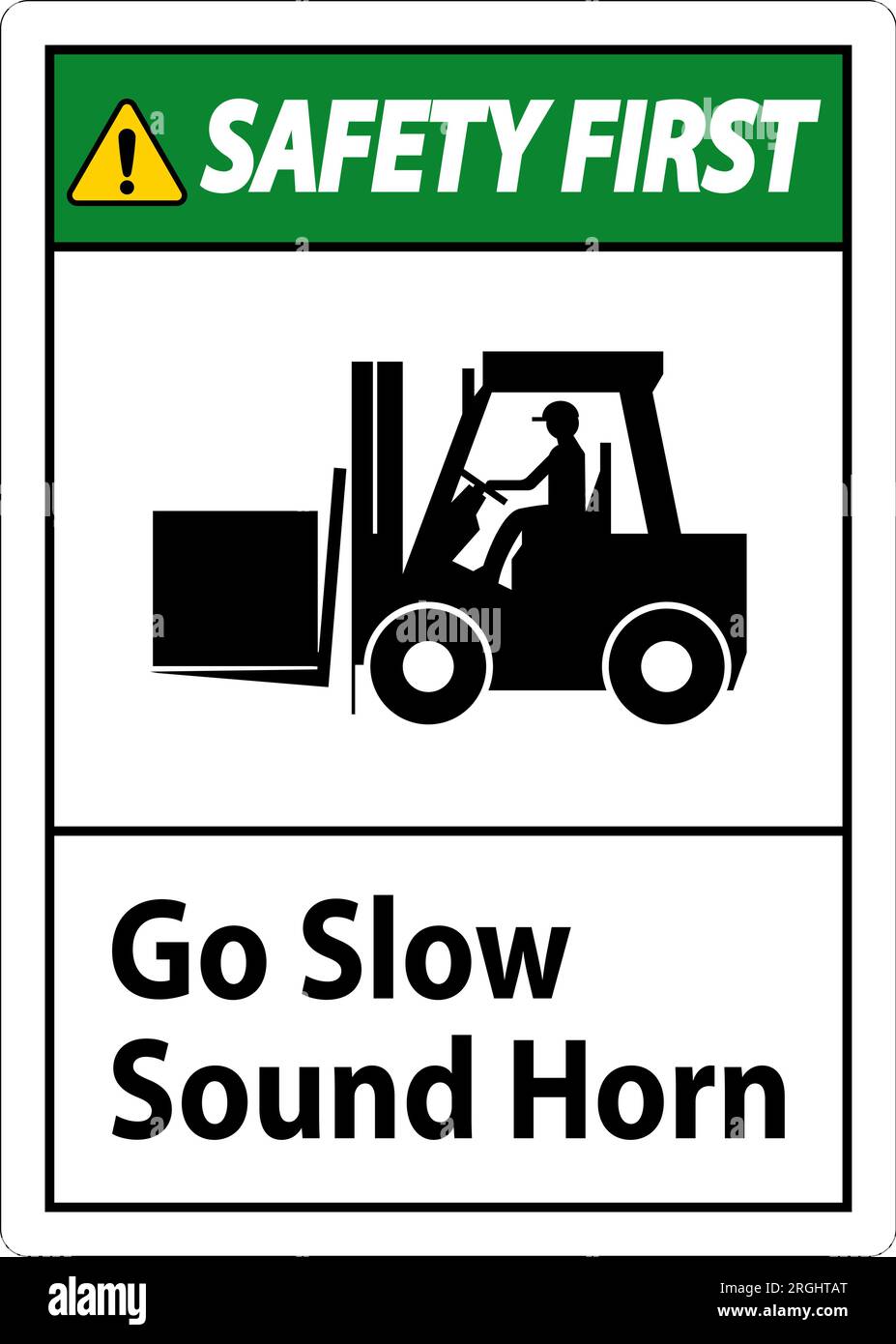 Safety first sound horn hi-res stock photography and images - Alamy