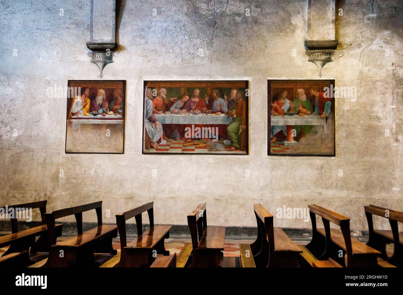 Triptych with the last supper hi-res stock photography and images - Alamy