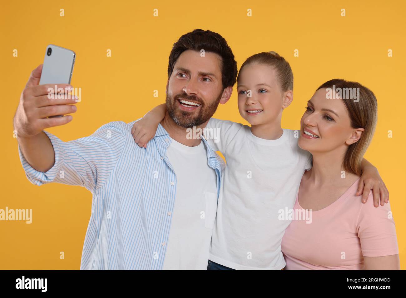 School family selfie hi-res stock photography and images - Alamy