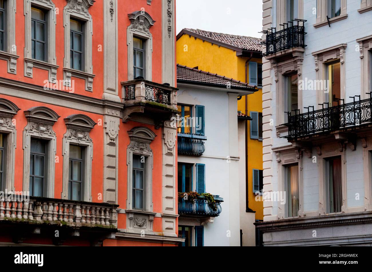 Neo-Classical architecture in Italian speaking Lugano, Switzerland ...