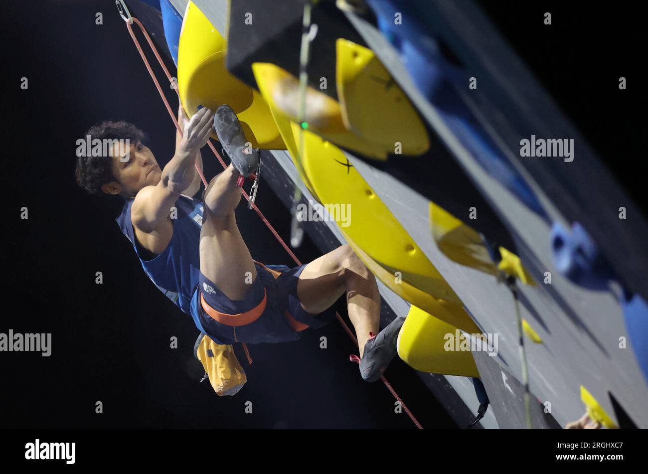 Tomoa NARASAKI of Japan performs during the qualifying round of men's ...