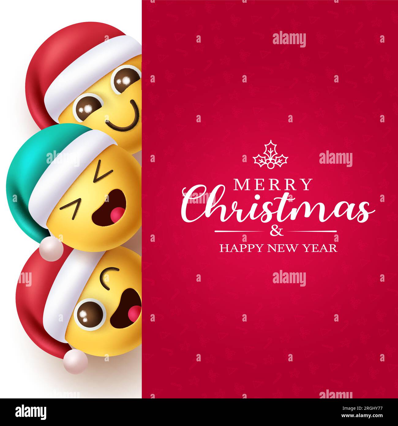 Santa emoji hi-res stock photography and images - Alamy