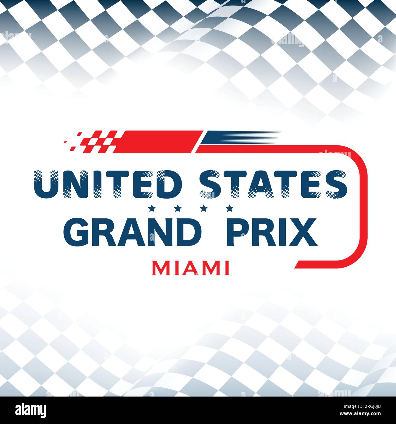Miami grand prix race track Stock Vector Images - Alamy