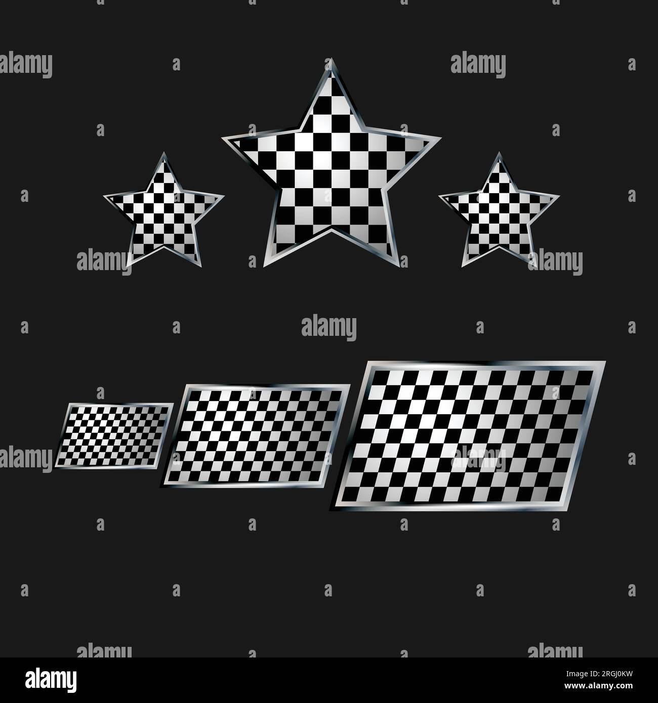 Geometric flags Stock Vector Images - Alamy