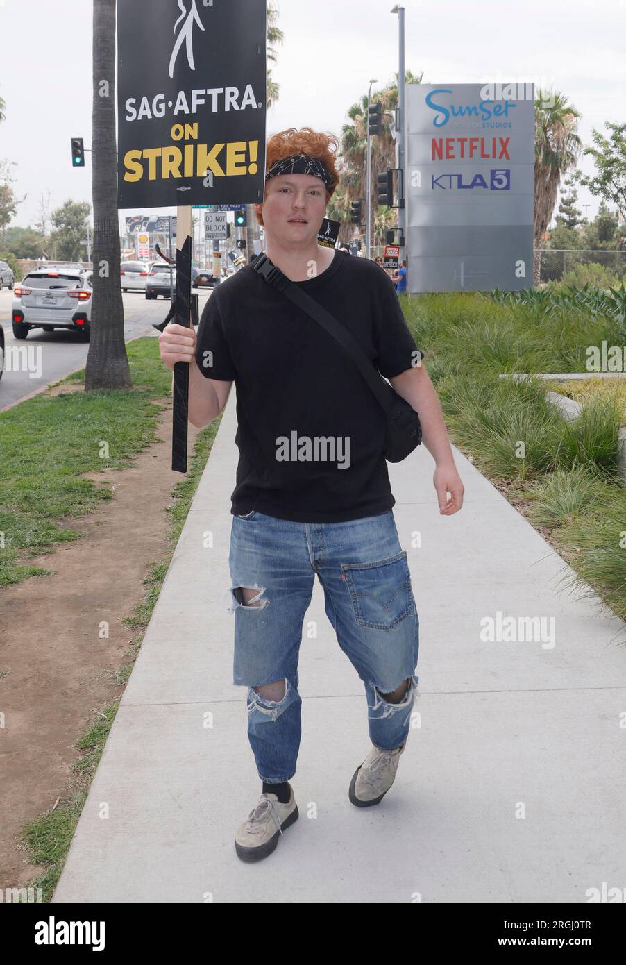 Hollywood, California, USA. 9th Aug, 2023. Gabe Kessler at the WGA100 ...