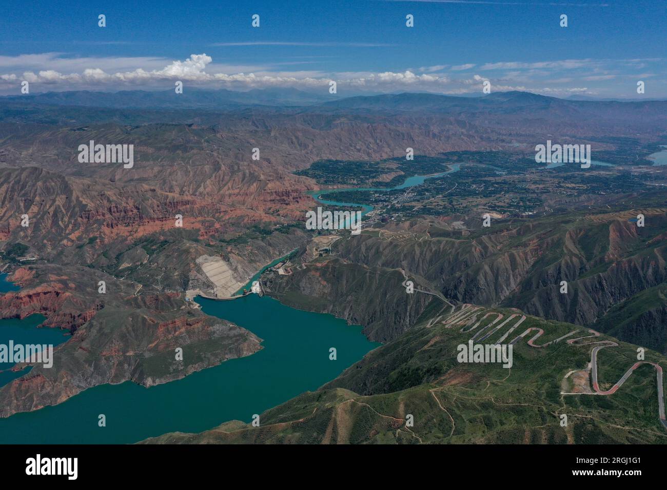 **CHINESE MAINLAND, HONG KONG, MACAU AND TAIWAN OUT** Aerial photo ...