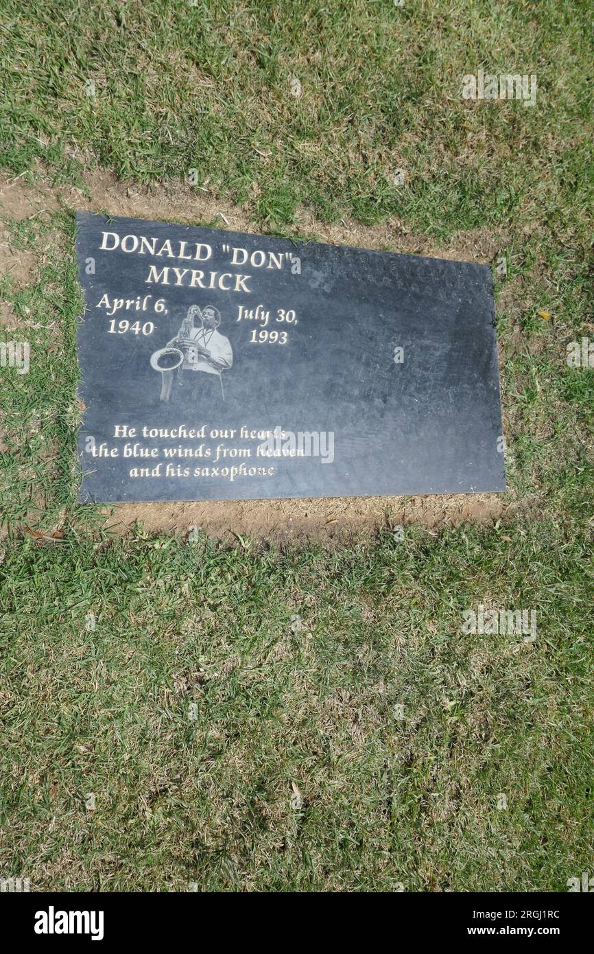 Inglewood, California, USA 8th August 2023 Musician Donald ‘Don’ Myrick ...