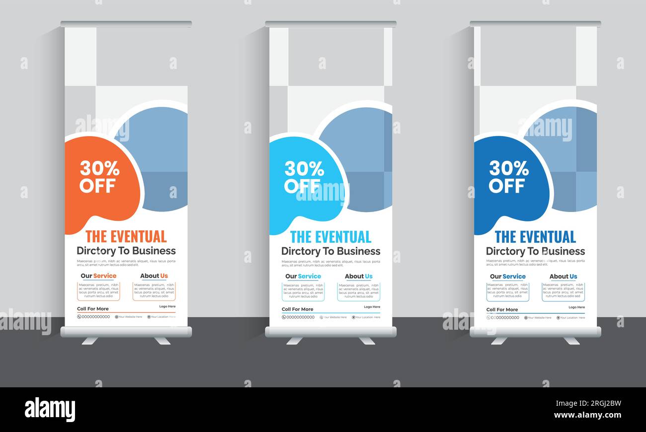 Professional banner design Stock Vector Images - Alamy