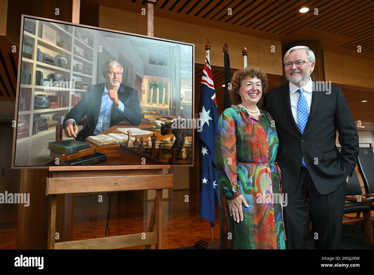 Canberra, Australia. 10th Aug, 2023. Former Australian Prime Minister ...