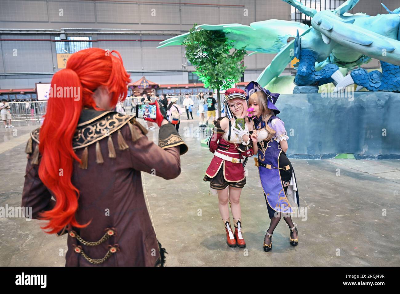 SHANGHAI, CHINA - AUGUST 10, 2023 - A view of the opening site of ...