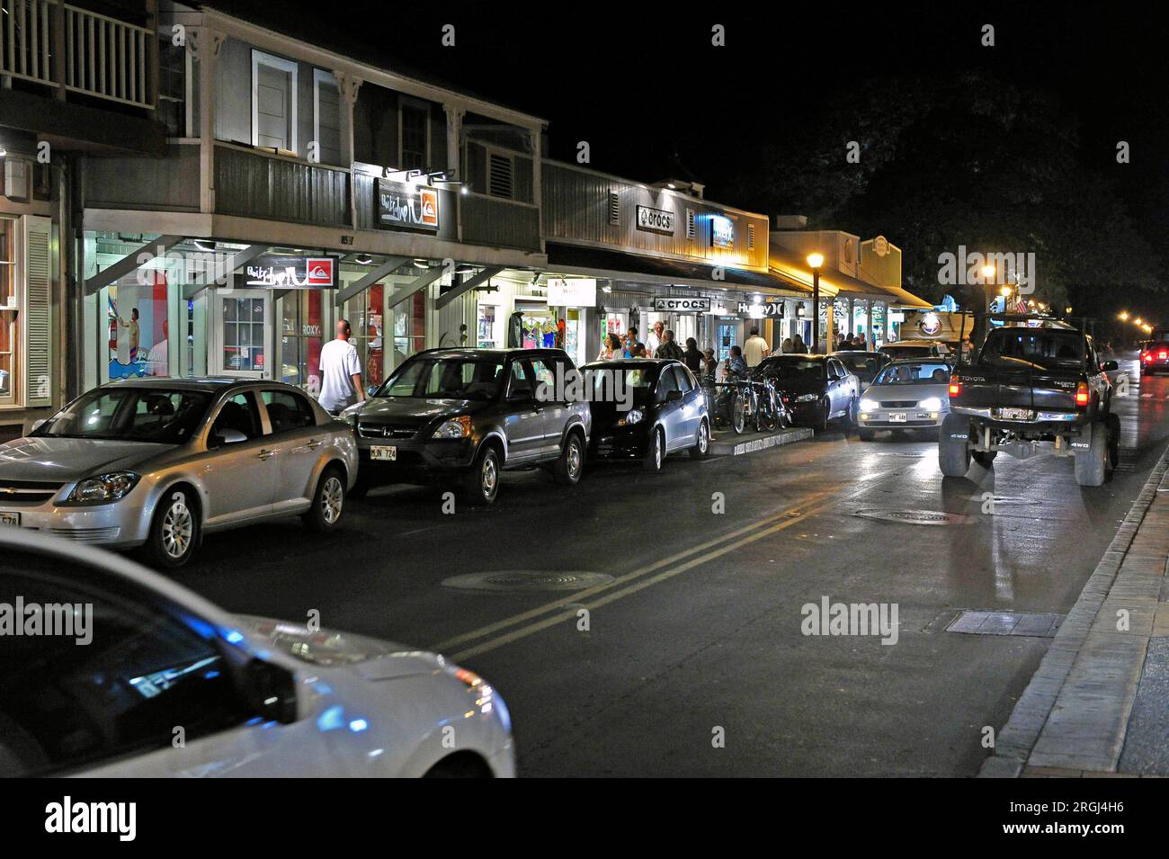 File photo taken on March 13, 2010 of nighttime activity on Front ...