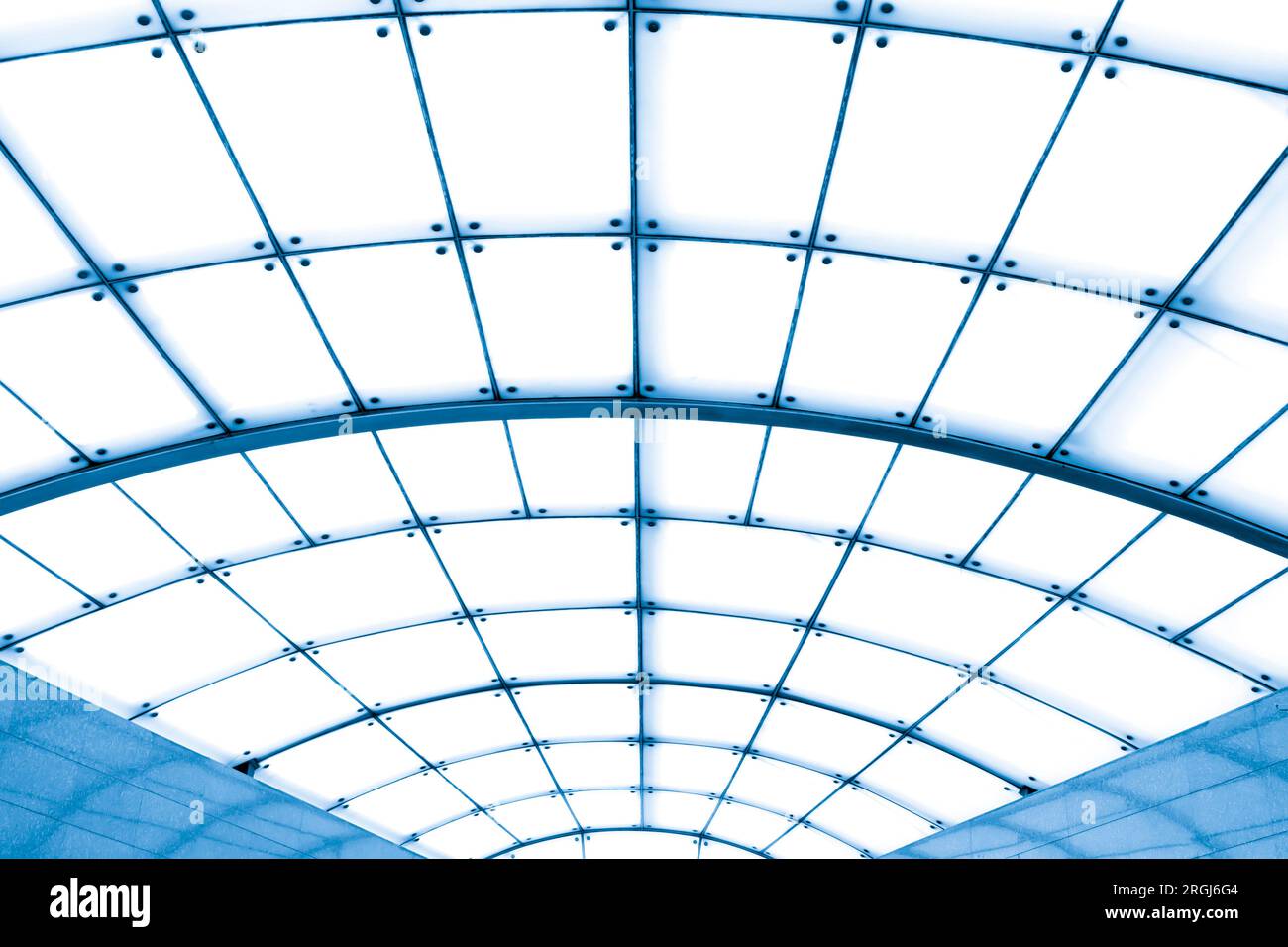 transparent ceiling in the hall Stock Photo - Alamy