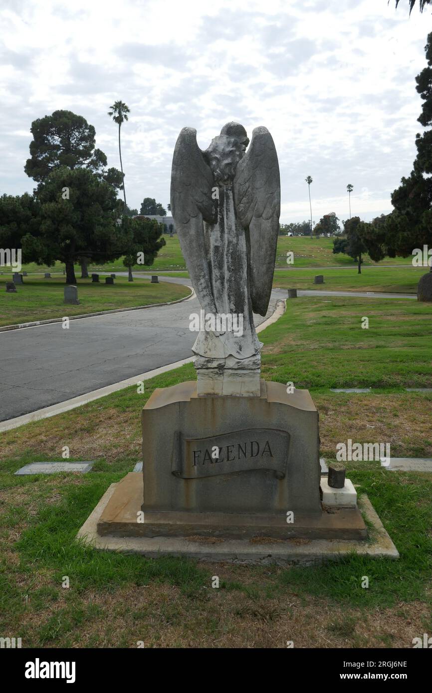 Inglewood, California, USA 8th August 2023 Actress Louise Fazenda Grave in Mignonette Section at ...