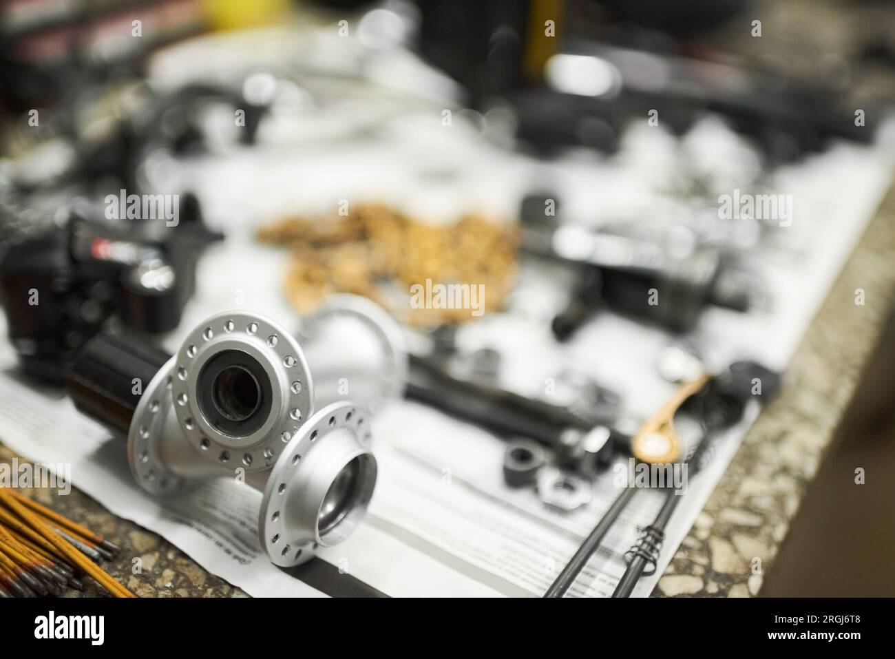 Disassembled parts of a cycle hi-res stock photography and images - Alamy