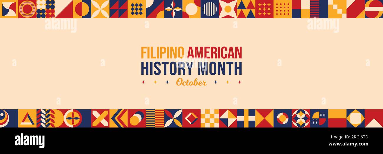Filipino American History Month Abstract Background. October Culture ...