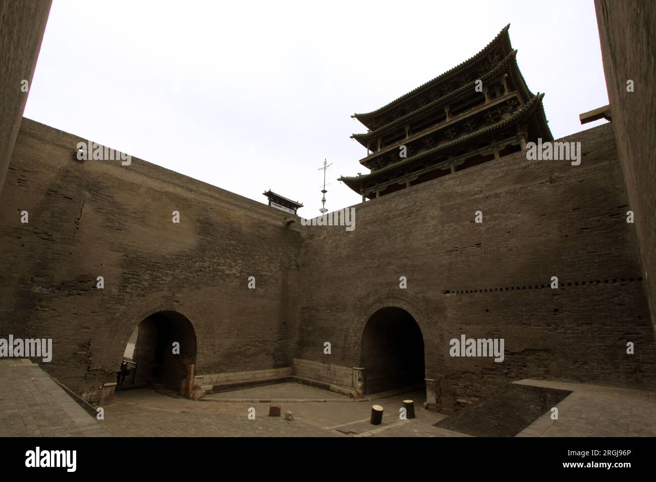 Shanxi Pingyao, ancient Chinese traditional architectural wind walls ...