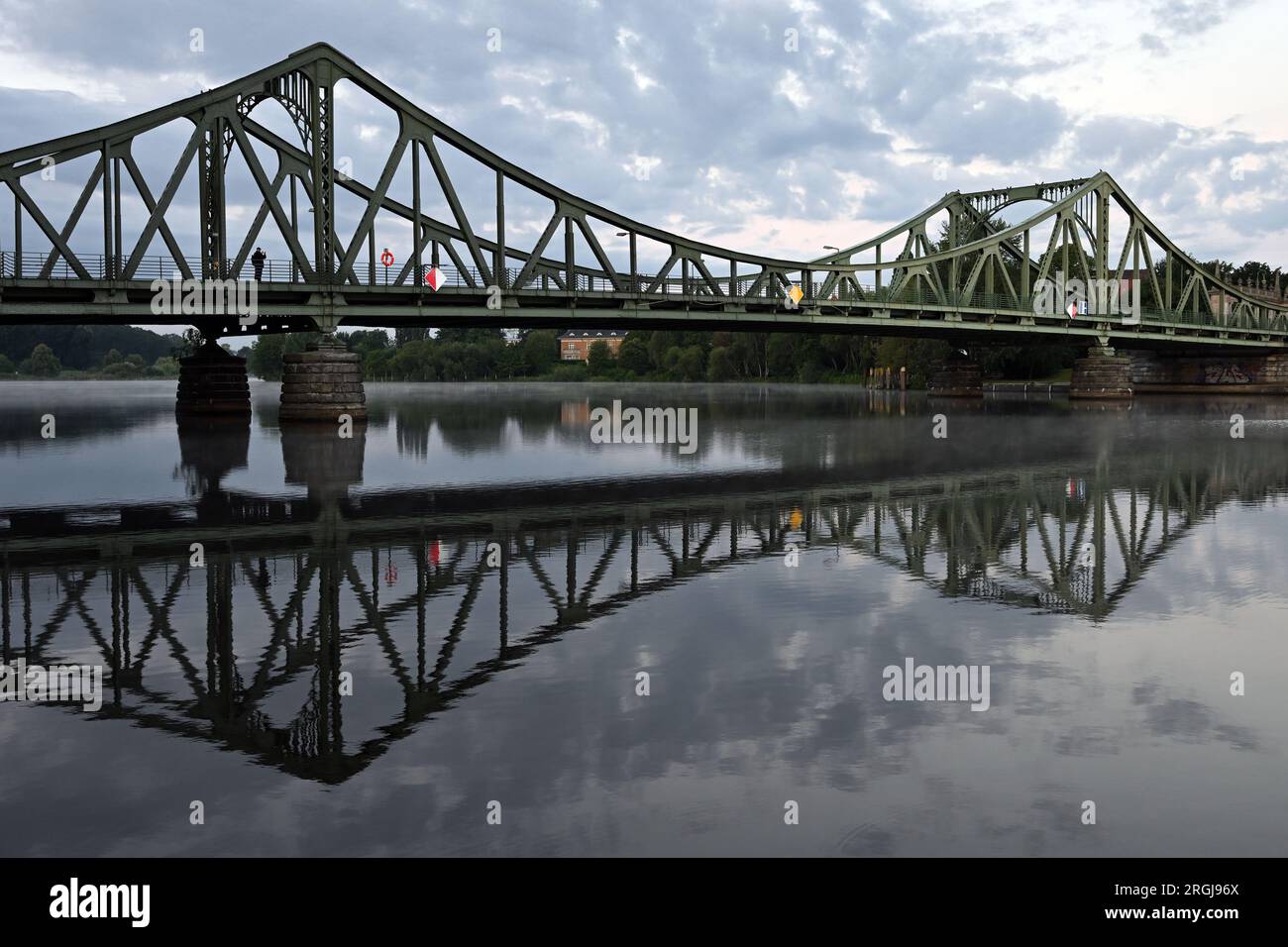 Potsdam, Germany. 10th Aug, 2023. A man takes a photo from the ...
