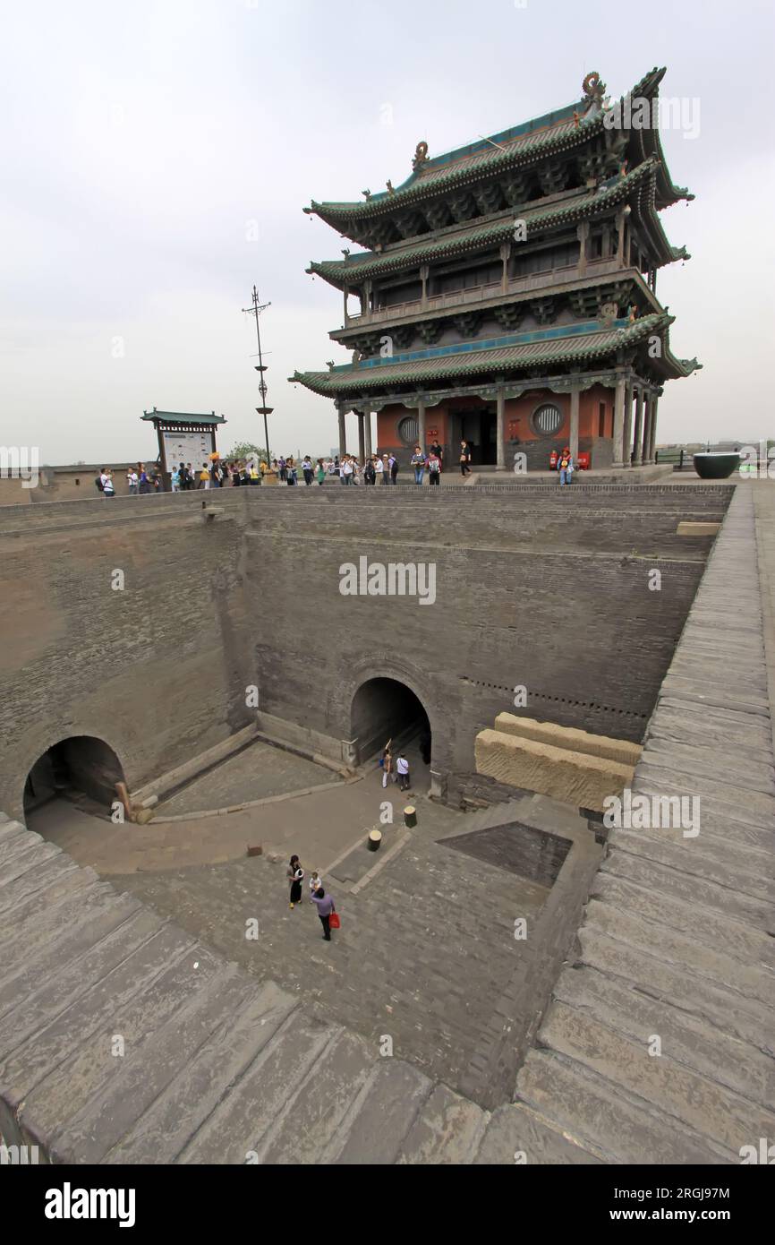 Shanxi Pingyao, ancient Chinese traditional architectural wind walls ...