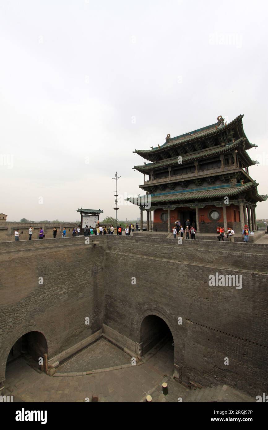 Shanxi Pingyao, ancient Chinese traditional architectural wind walls ...