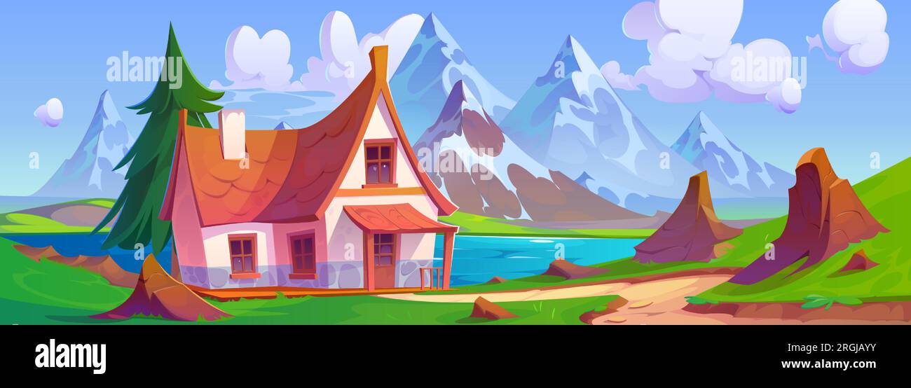 Austrian hut Stock Vector Images - Alamy