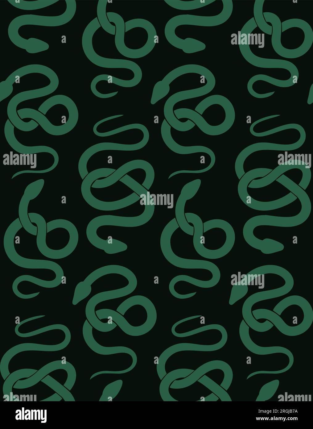 Dark green snake Stock Vector Images - Alamy