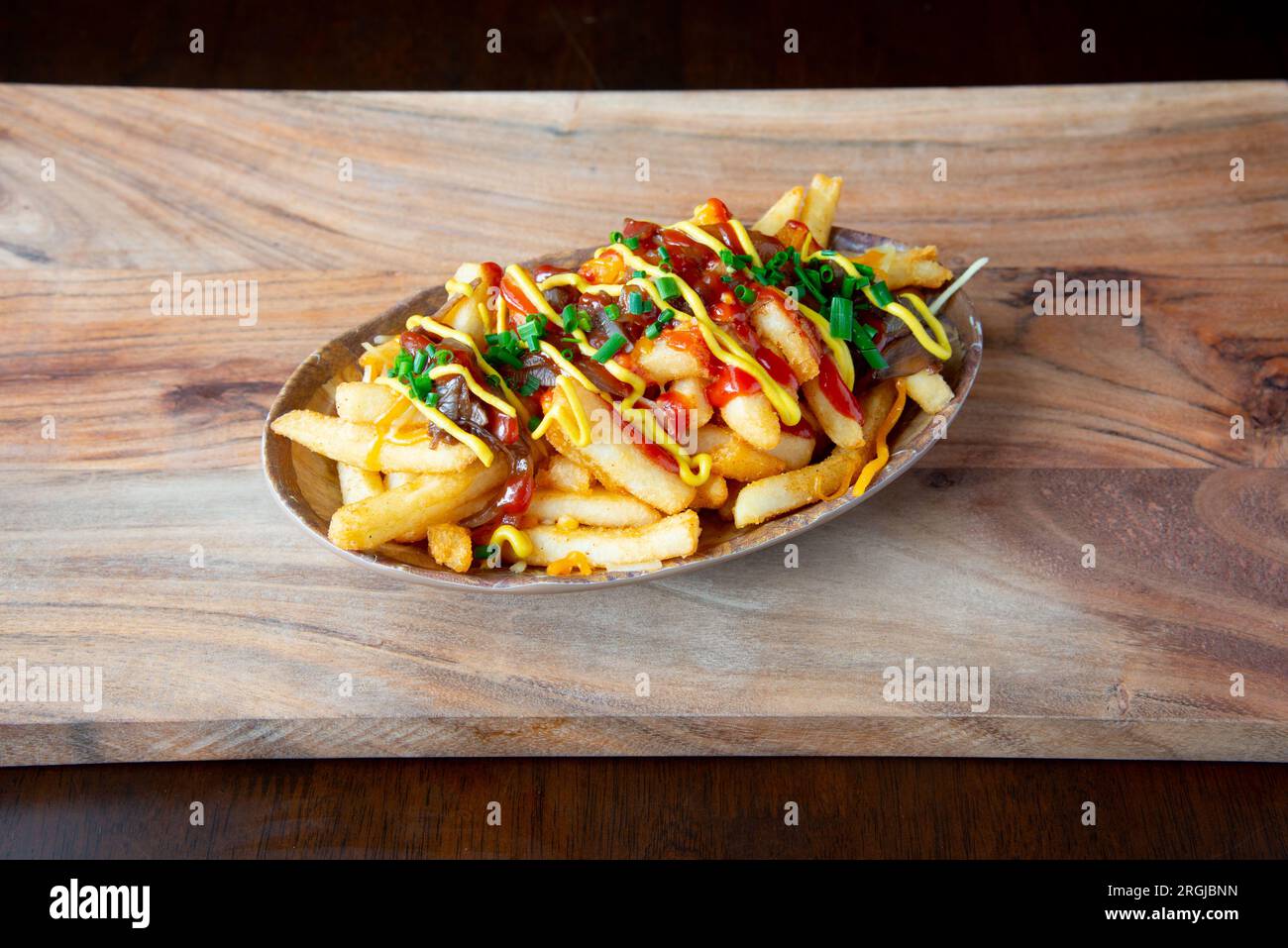 French Fries in display for the photo shoot in Tokyo, Japan. Nowadays ...