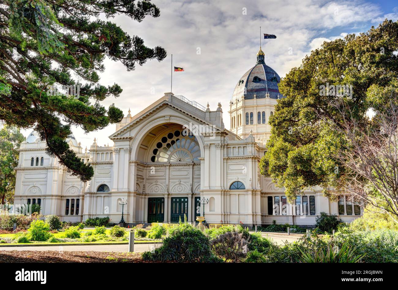 Melbourne Landmarks, Australia Stock Photo - Alamy