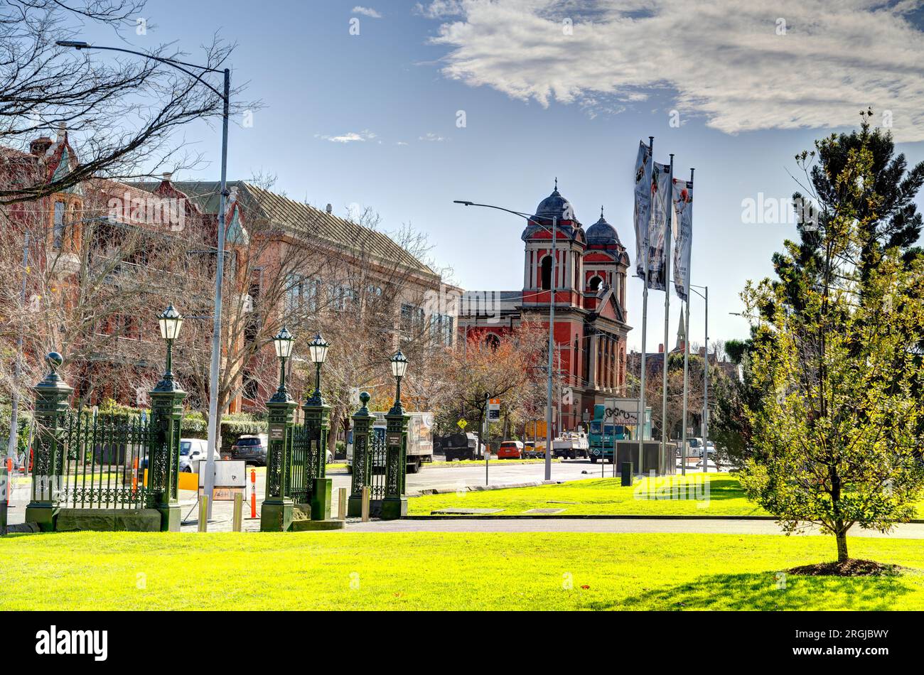 Melbourne Landmarks, Australia Stock Photo - Alamy