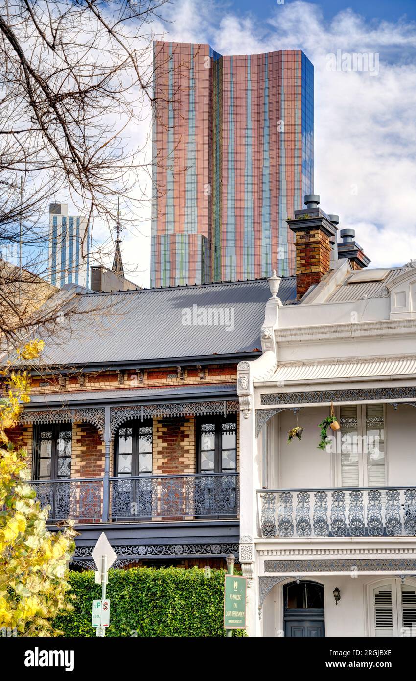 Melbourne Landmarks, Australia Stock Photo - Alamy