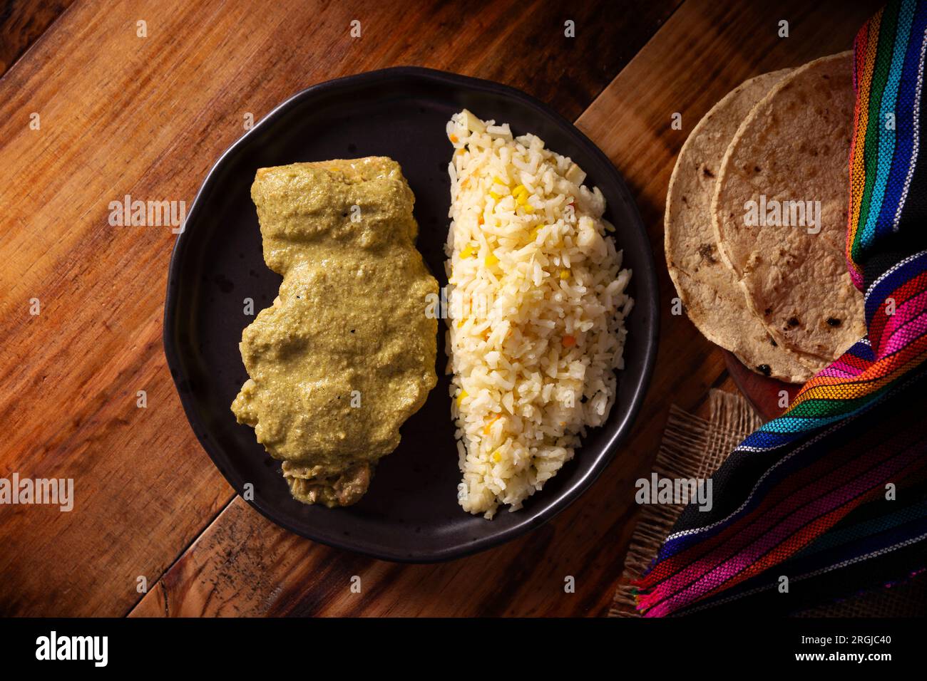 Comida Mexicana Mole Verde